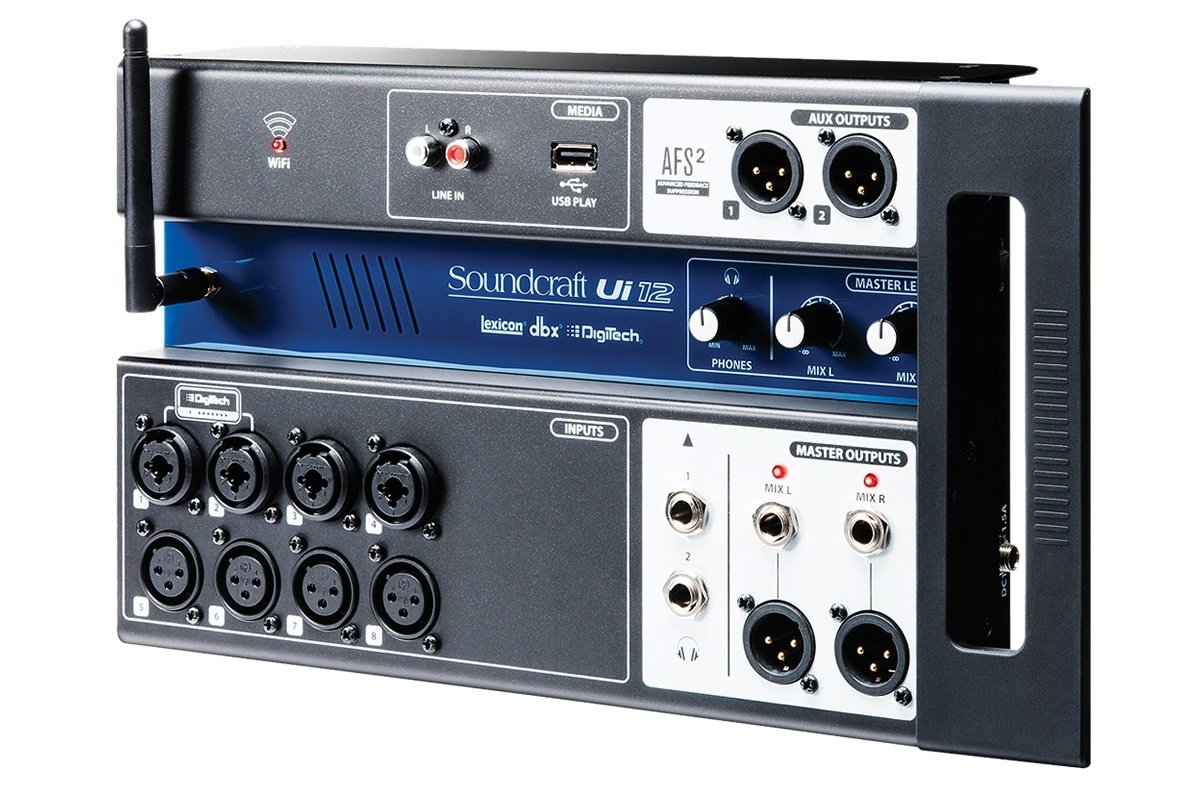 Цифровой микшерный пульт Soundcraft Ui-12 | Купить с бесплатной ...